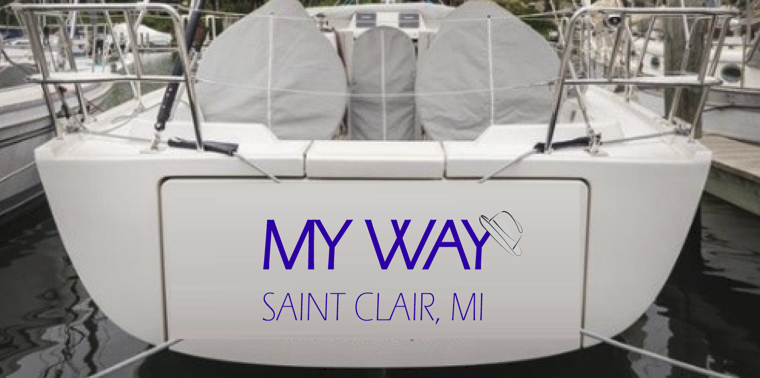 My Way Boat Graphics, Sinatra Style! - Boat Lettering
