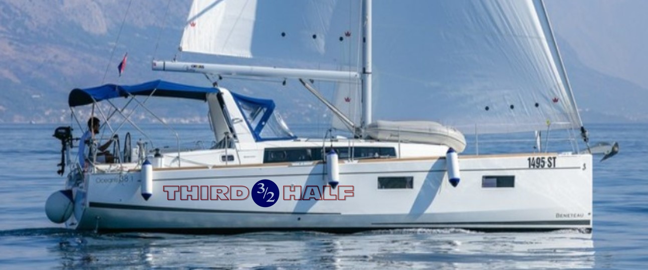 Third Half boat graphics - Boat Lettering